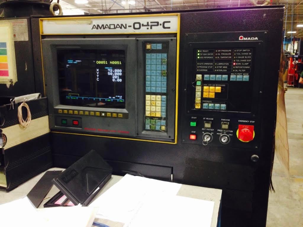 1992 Amada Apelio Pega 357 Turret Punch (#1512)