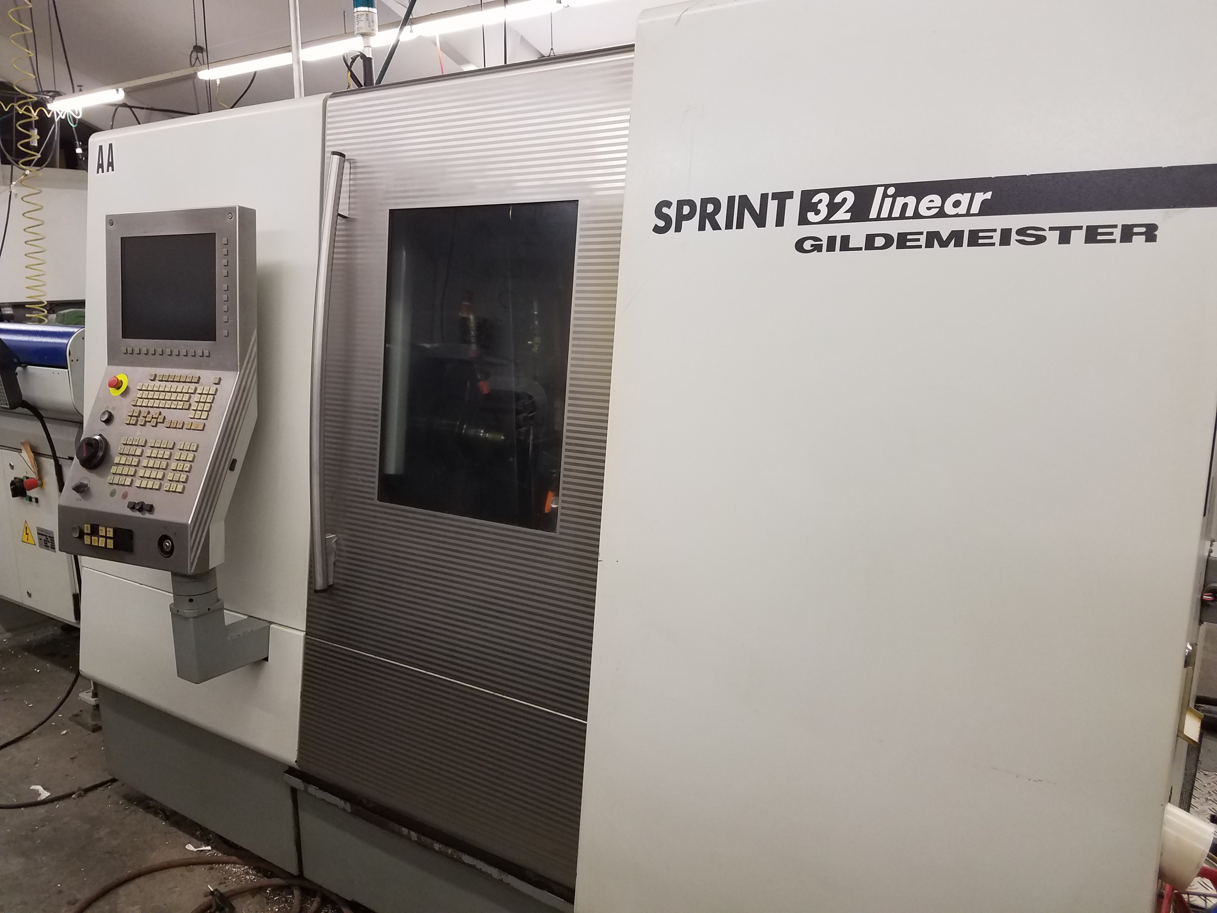 Gildemeister Sprint 32 Linear Swiss Turning Center (#1837)