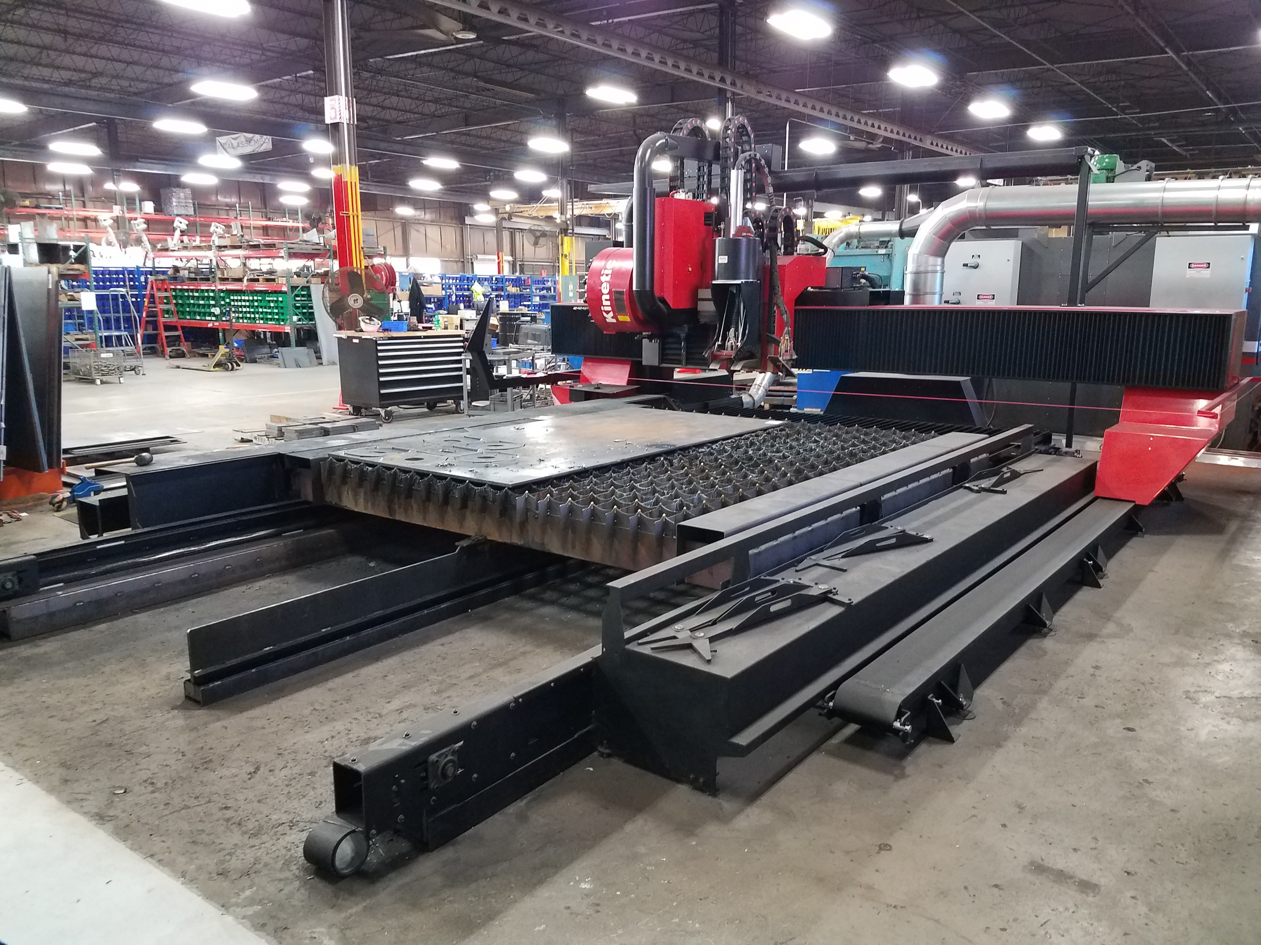 Kinetic K4000XMC Plasma/Drilling/Milling Plate Processing System (#3493)