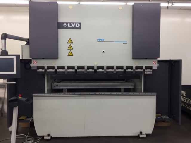 2017 LVD PPED 80/25 Hydraulic Press Brake (#3587)