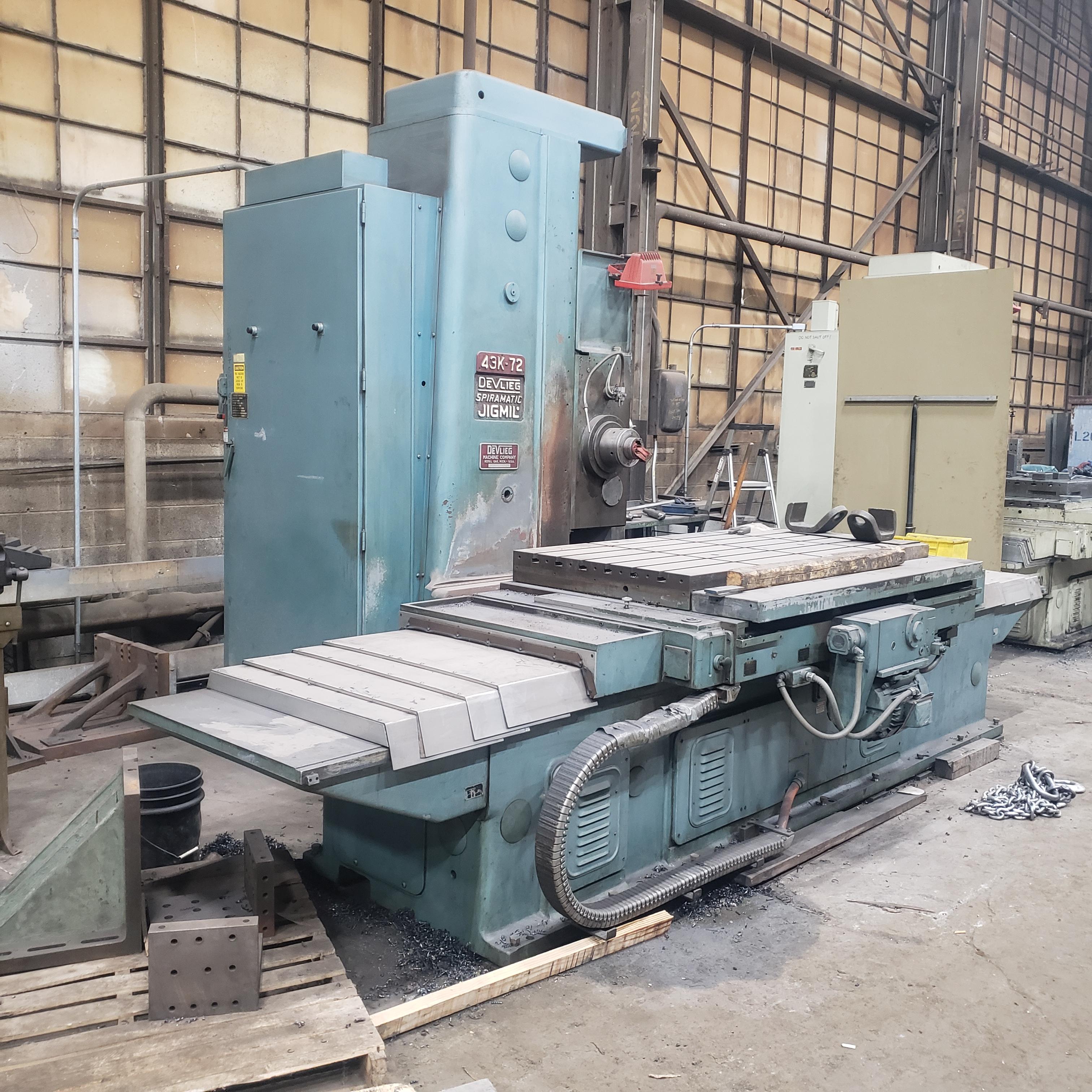Devlieg 43K-72 4" Horizontal Boring Mill (#3603)