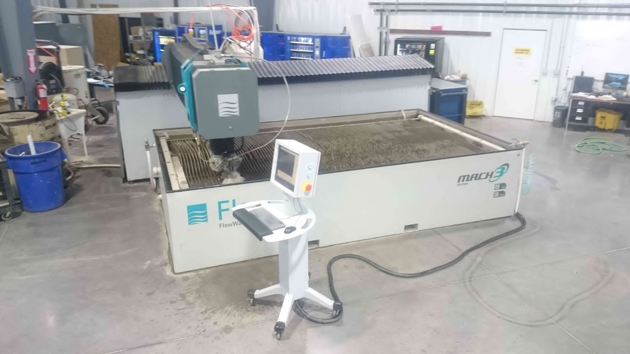2015 Flow Mach 3 4020B Waterjet Cutting System (#3746)