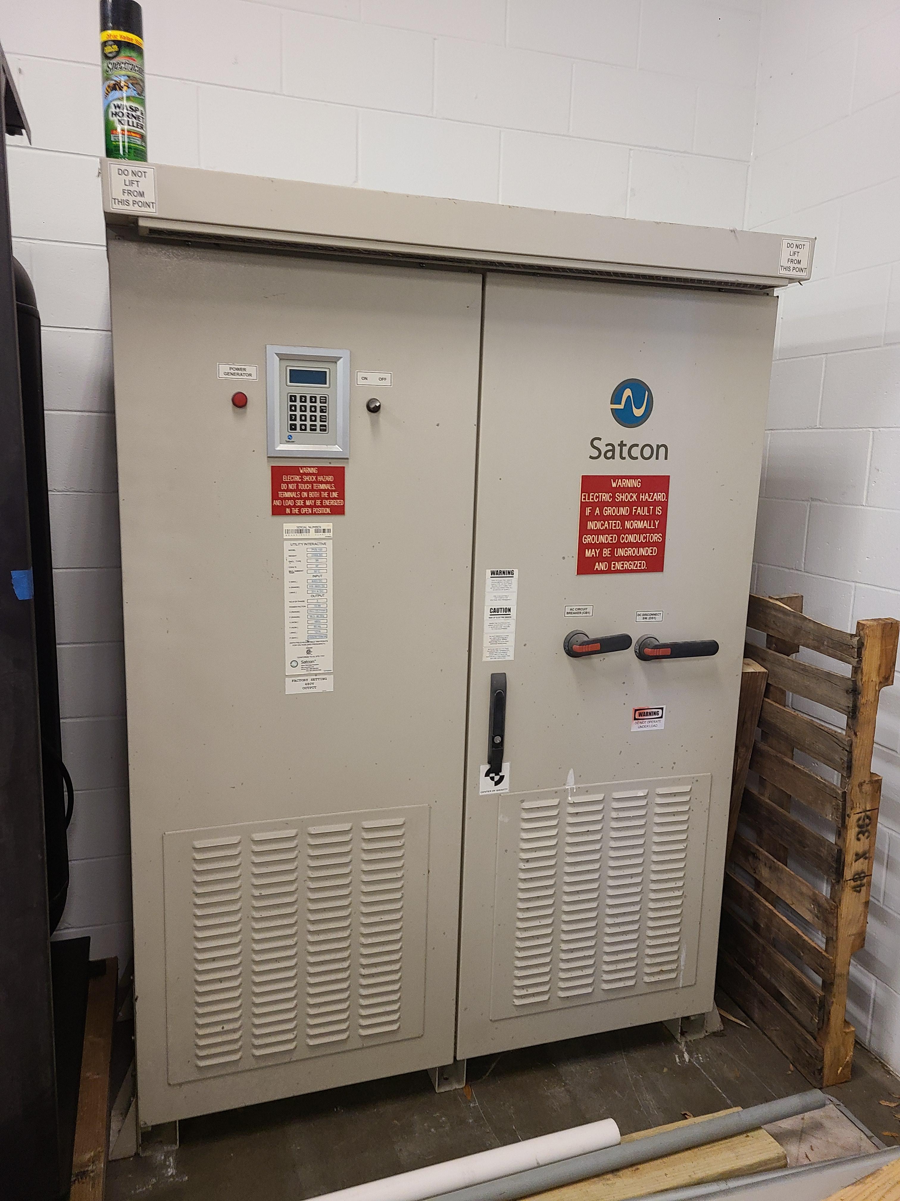 Satcon PVS-100 100KW DC/AC Solar Power Inverter (#4072)