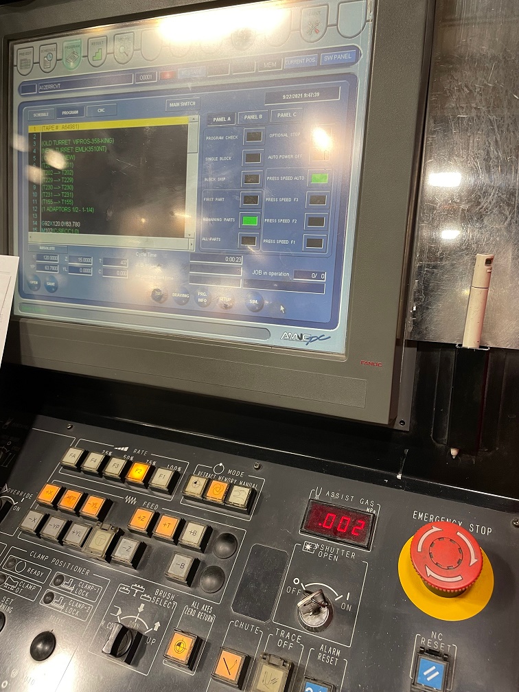 2006 Amada EMLK3510NT Laser/CNC Turret Punch (#4242)