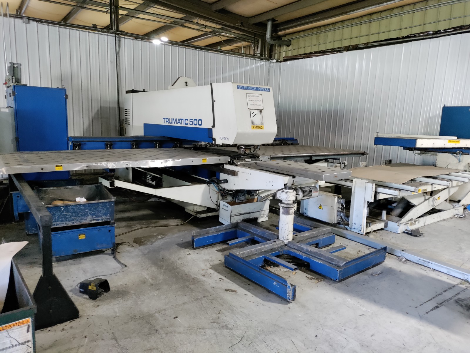 1998 Trumpf TC-500 w/ Sheetmaster Turret Punch (#4251)
