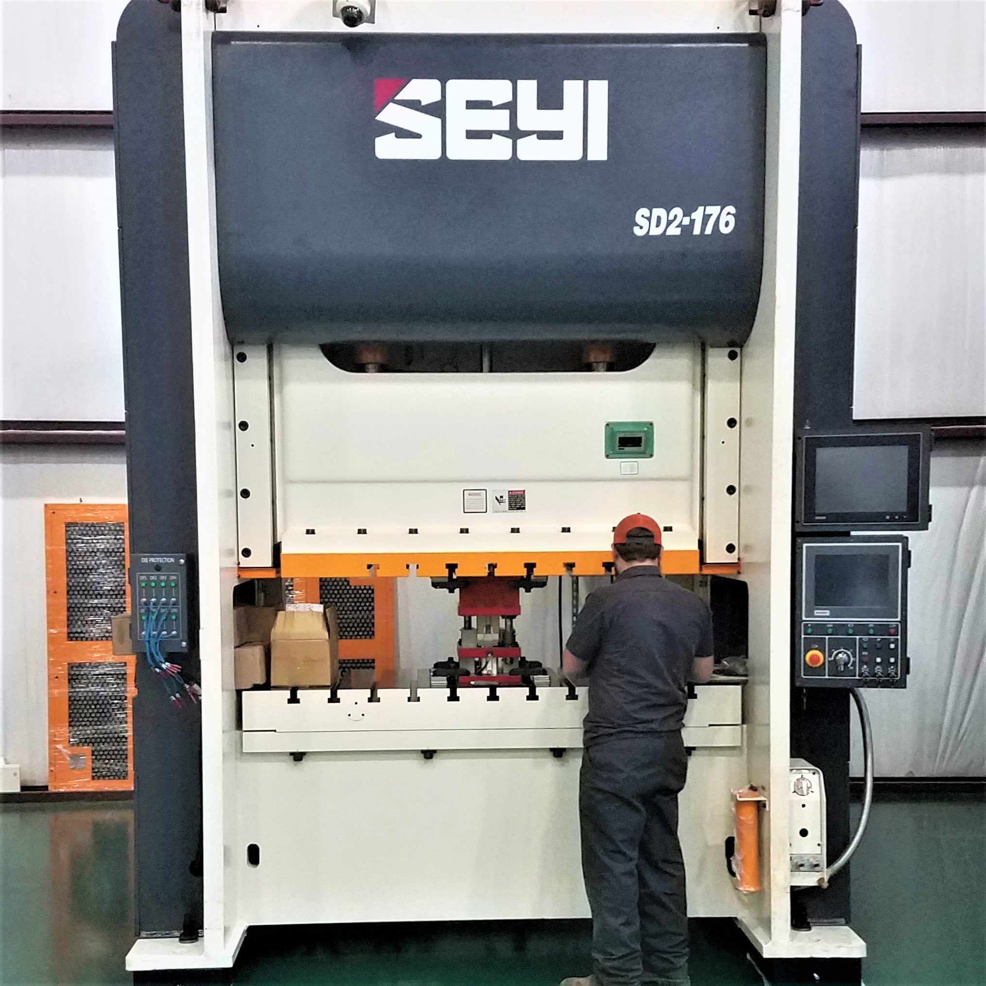 SEYI SD2 - 176 Ton Straight-Side 2-Pointservo Punch Press (#4327)