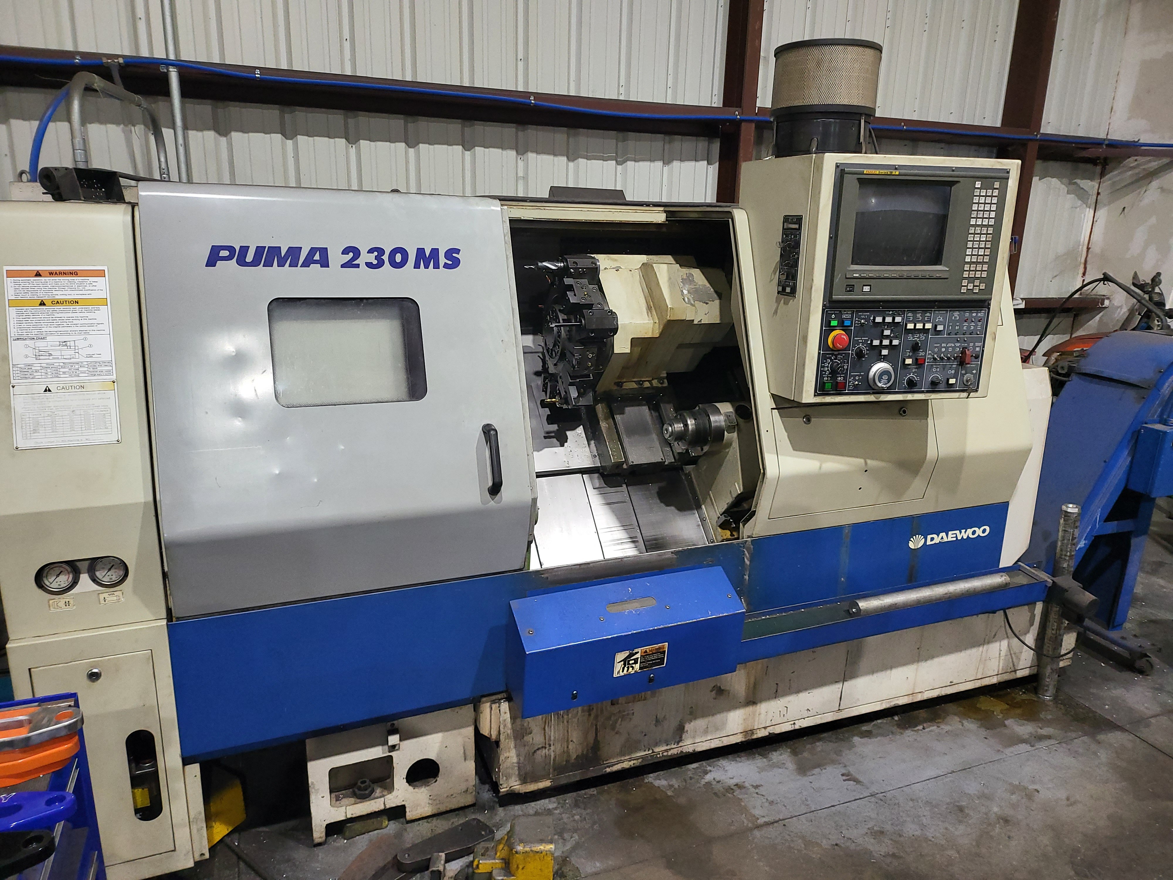 1999 Daewoo Puma 230 MS CNC Lathe (#4343)