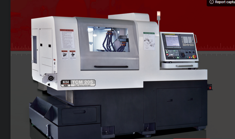 New KSI TCM 20S II Swiss Machine (#4371)