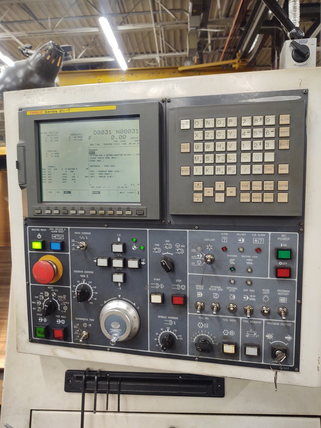 2000 Daewoo Puma 300B CNC Lathe (#4373)
