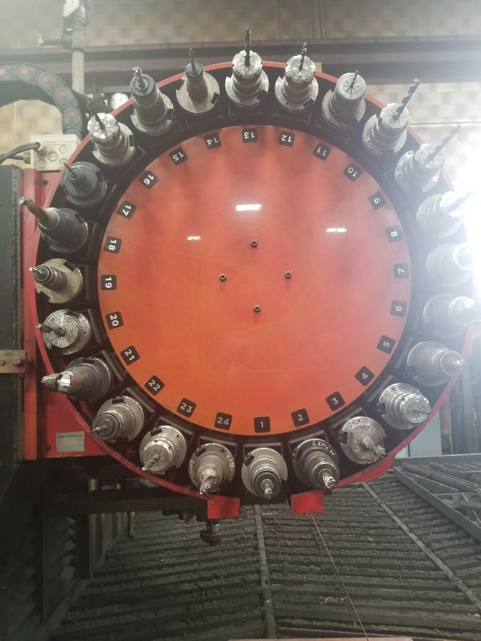 2008 Kinetic K5000XMC Plasma/Drilling/Milling Plate Processing System ...