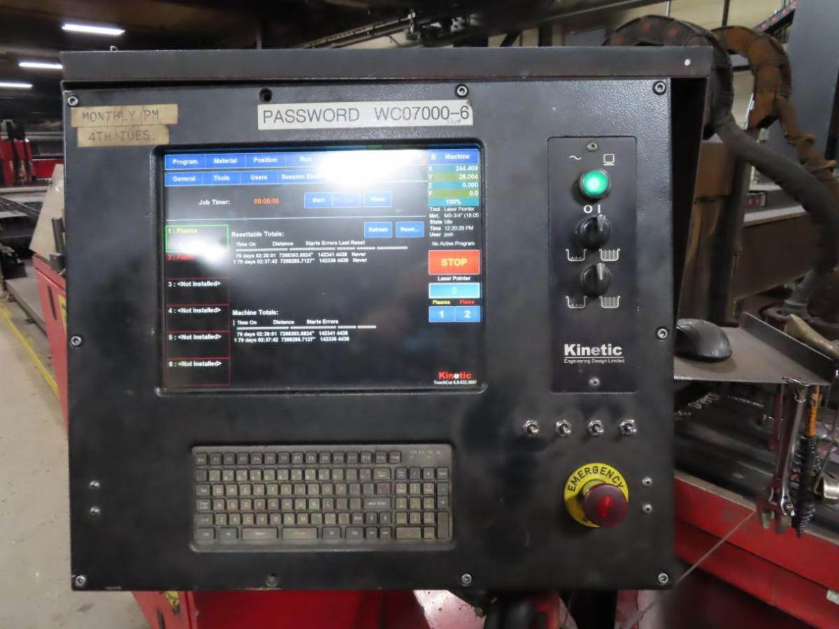 2008 Kinetic 2500 Oxy Plasma Cutting System (#4466)