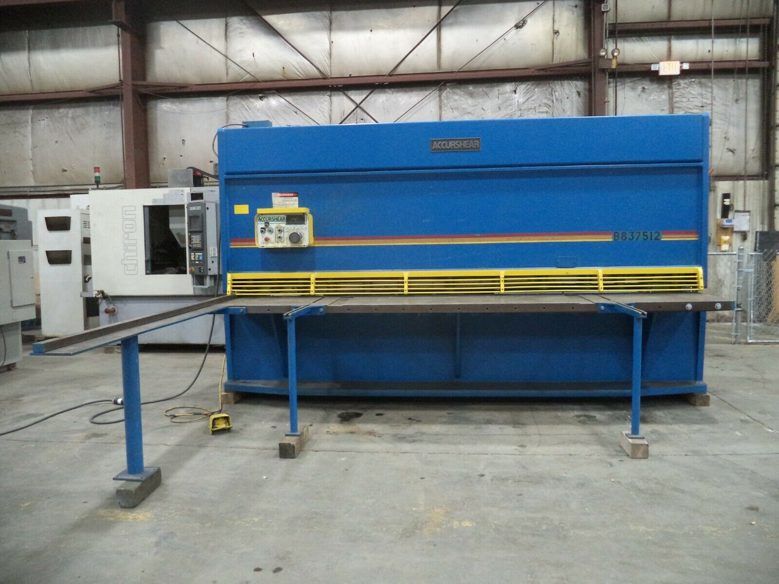 Accurshear 837512 3/8" X 12' Hydraulic Power Squaring Shear (#4515)