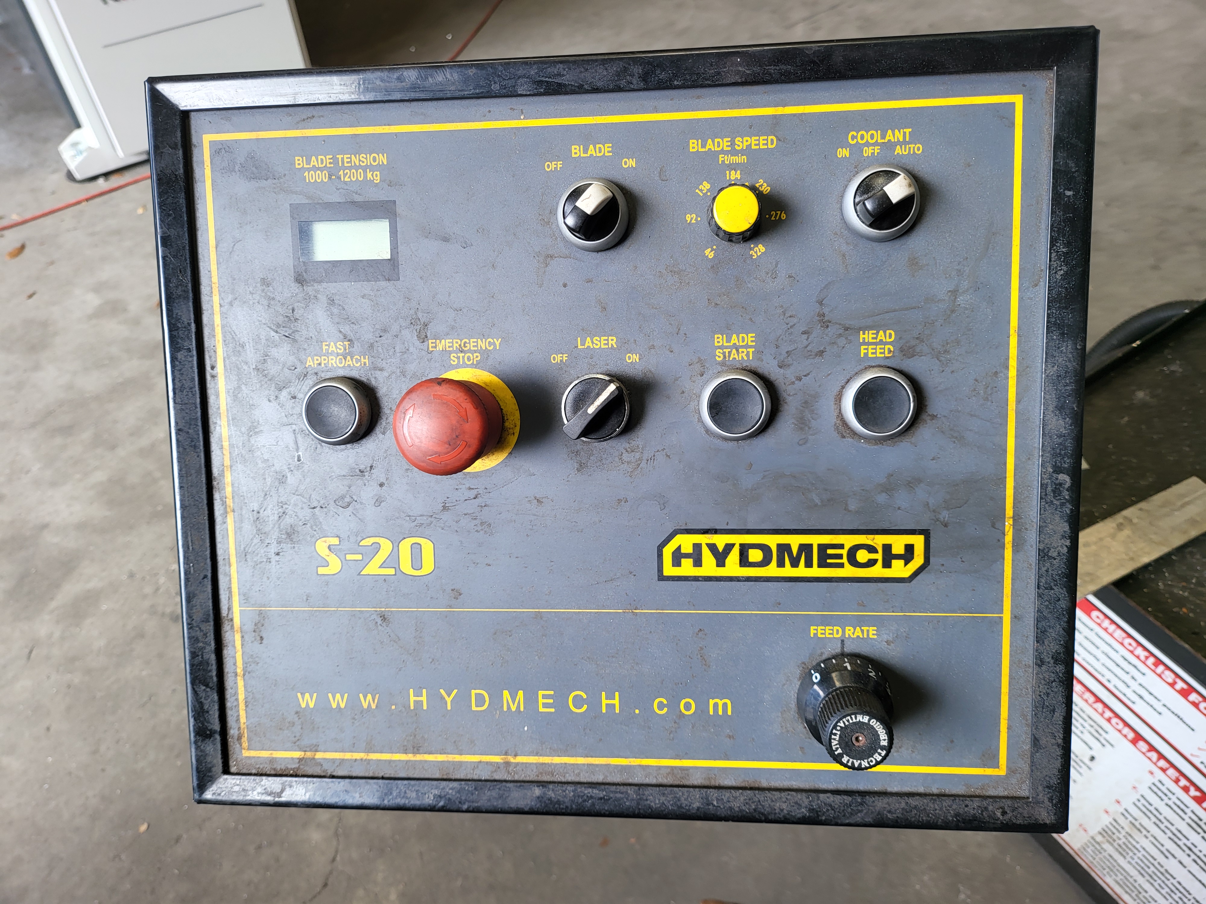 Hyd Mech S-20 Manual Bandsaw (#4556)