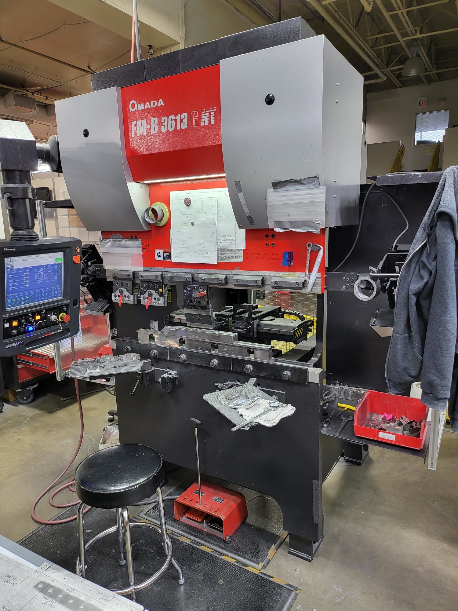 Amada FM-B-3613GNT Electrical Press Brake (#4821)