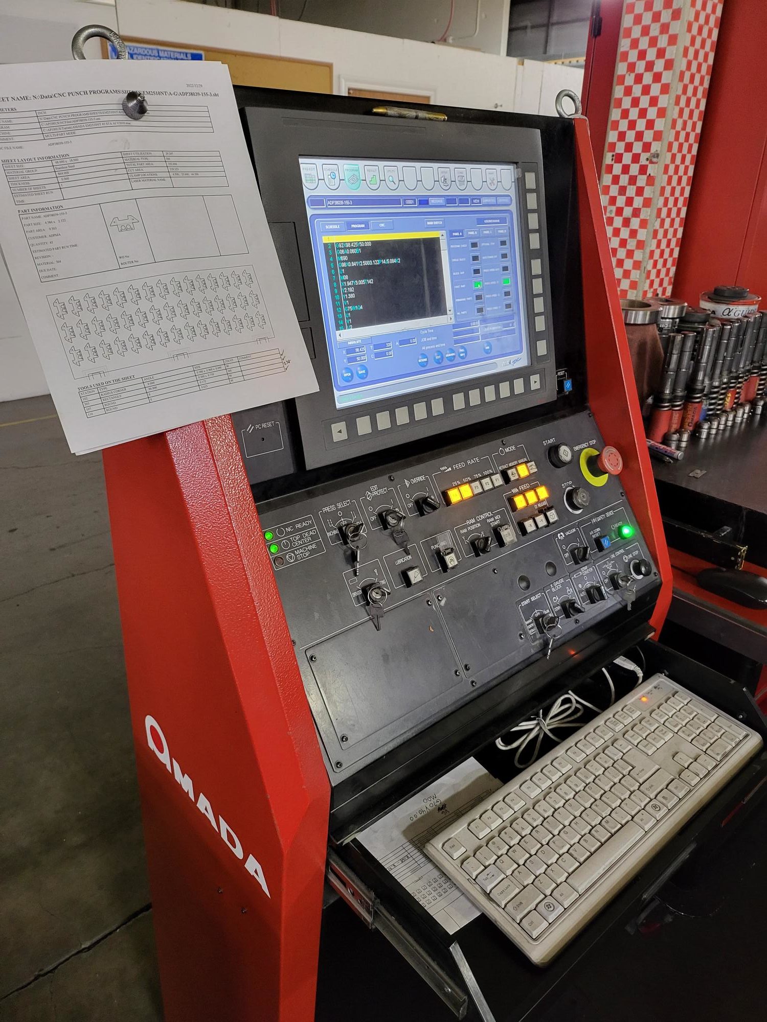 2013 Amada EM-2510-NT Turret Punch Press (#4822)