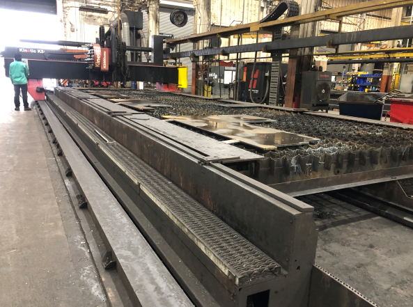 2011 Kinetic K5000XMC Plate Processing Plasma/Oxy/Mill/Drill/Tap Center ...