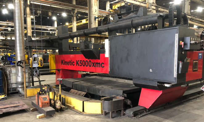 2011 Kinetic K5000XMC Plate Processing Plasma/Oxy/Mill/Drill/Tap Center ...