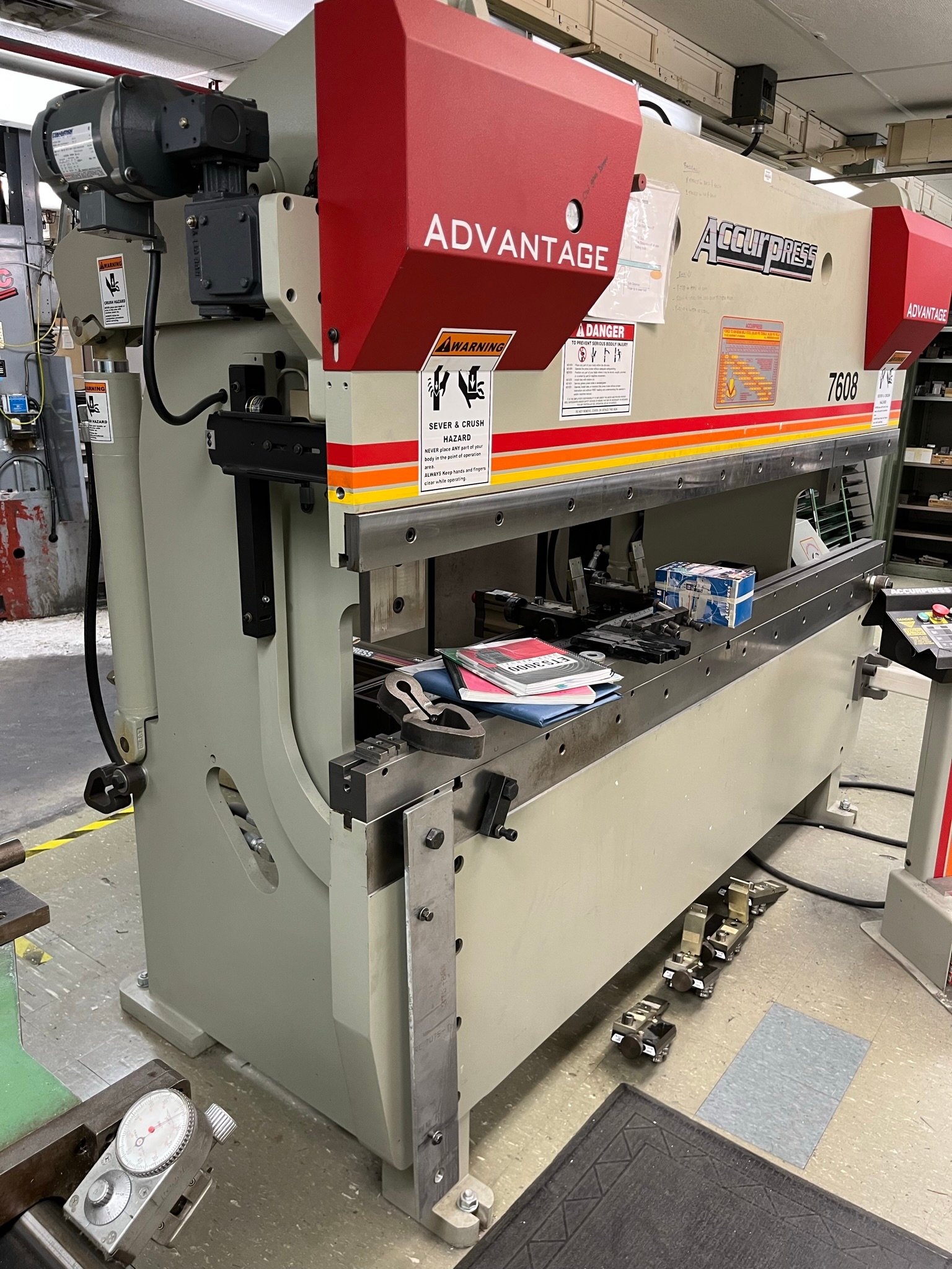 Accurpress Advantage 7608 Hydraulic Press Brake (#4857)