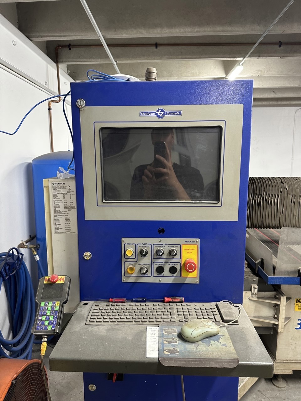 2010 Multicam 3000 Waterjet Cutting System (#4892)