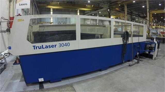 2008 Trumpf L3040 Laser Cutting System (#4937)