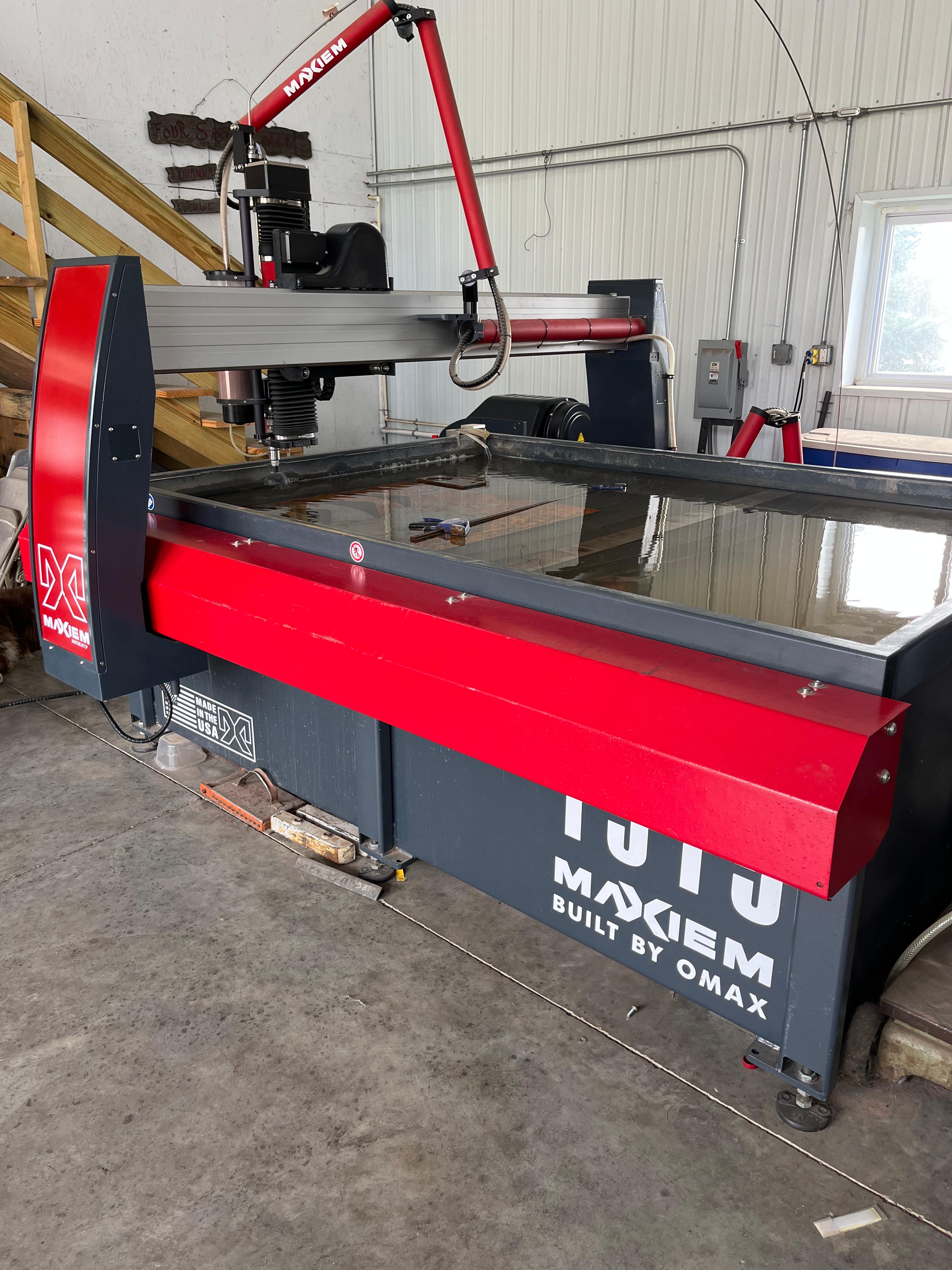 2022 Omax Maxiem 1515 Waterjet Cutting System (#5011)