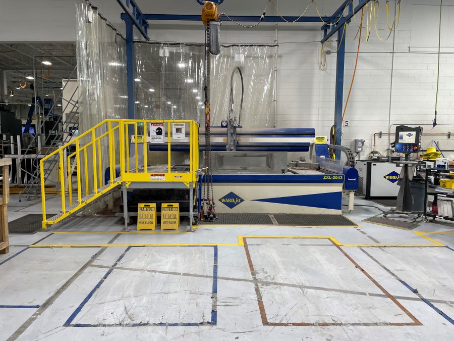 2016 Wardjet ZXL-2043 Waterjet Cutting System (#5018)