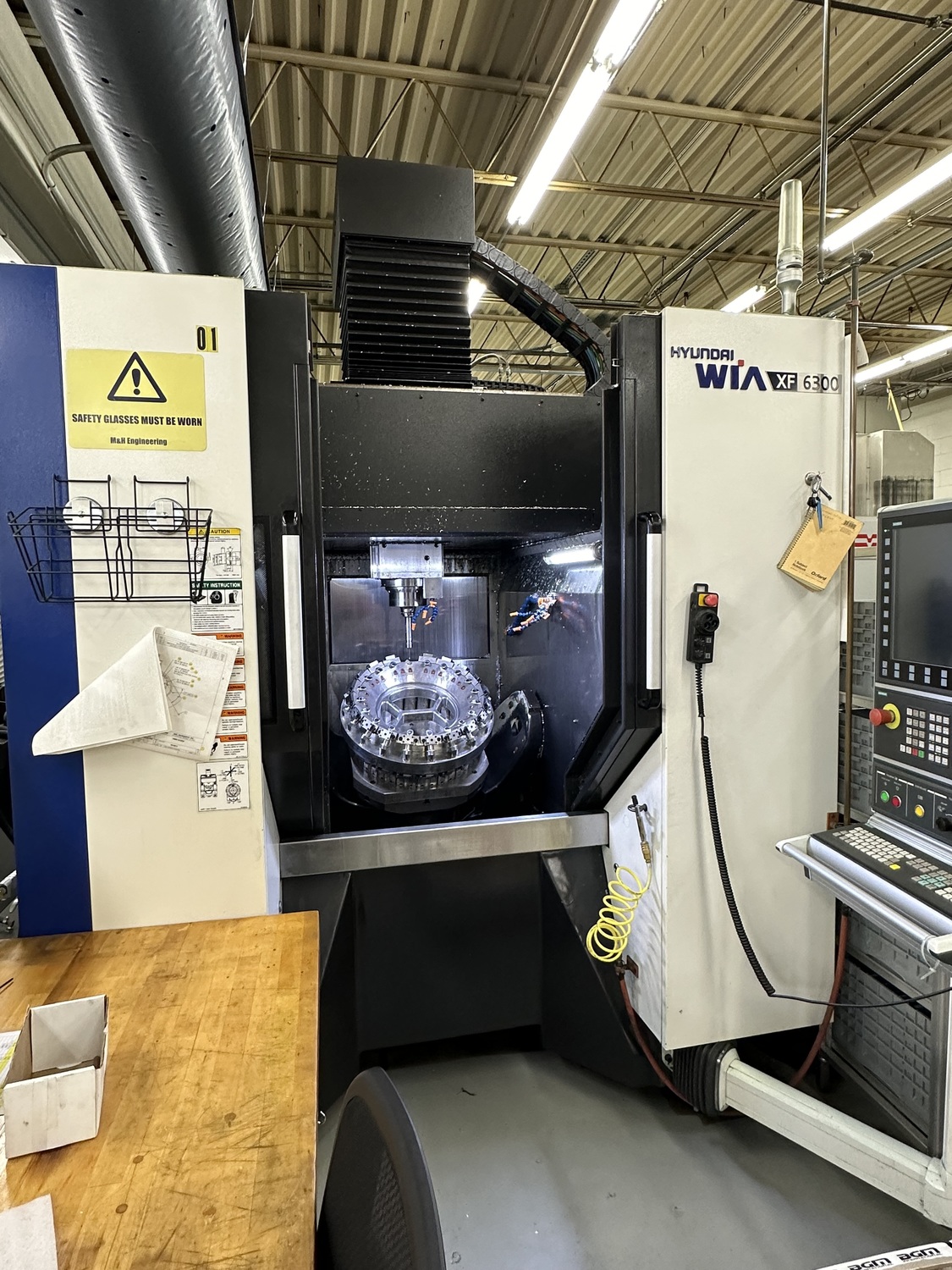 2016 Hyundai WIA XF-6300 5-Axis Vertical Machining Center (#5020)