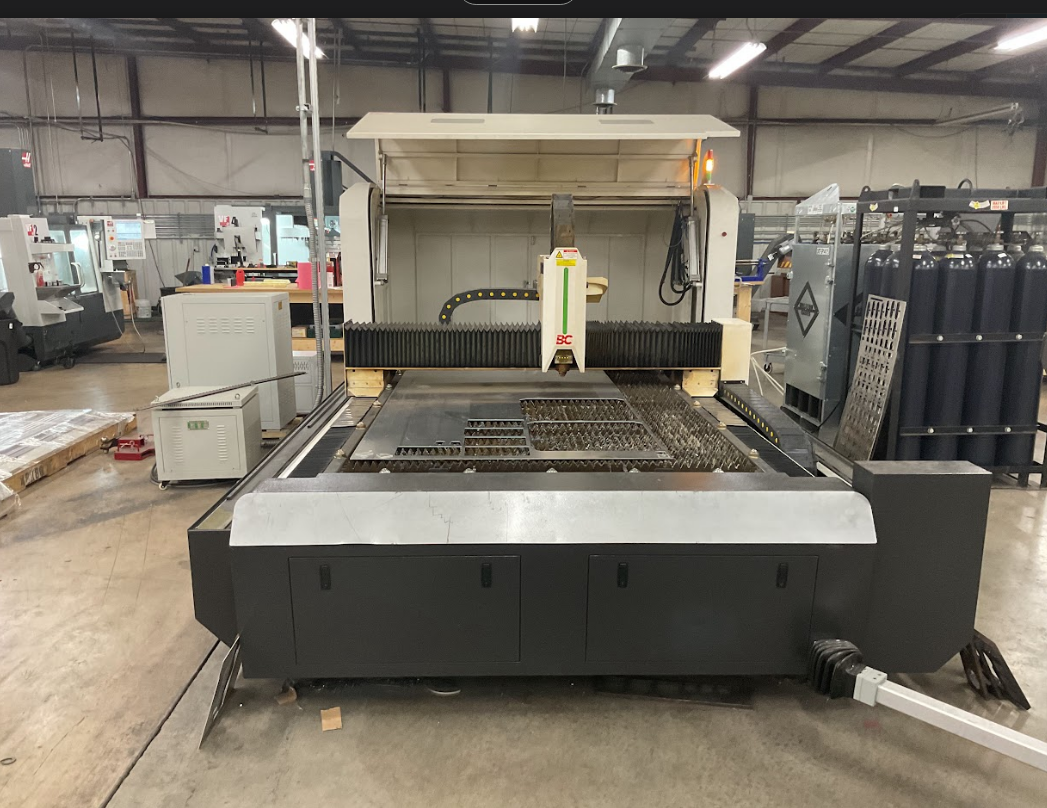Bescutter Spacesaver 6kW Fiber Laser Cutting System (#5236)
