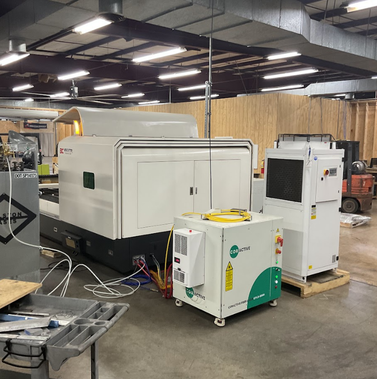 Bescutter Spacesaver 6kW Fiber Laser Cutting System (#5236)