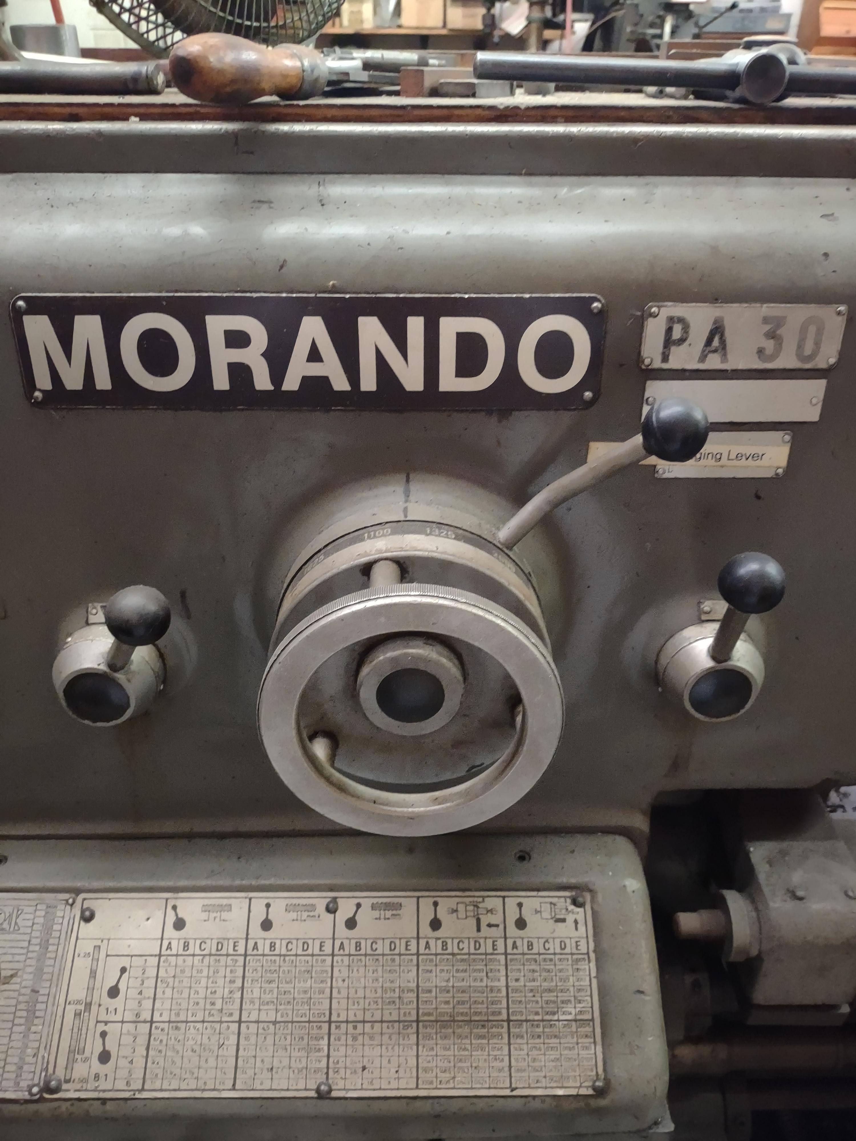 Morando PA30/2000 Engine Lathe (#5261)
