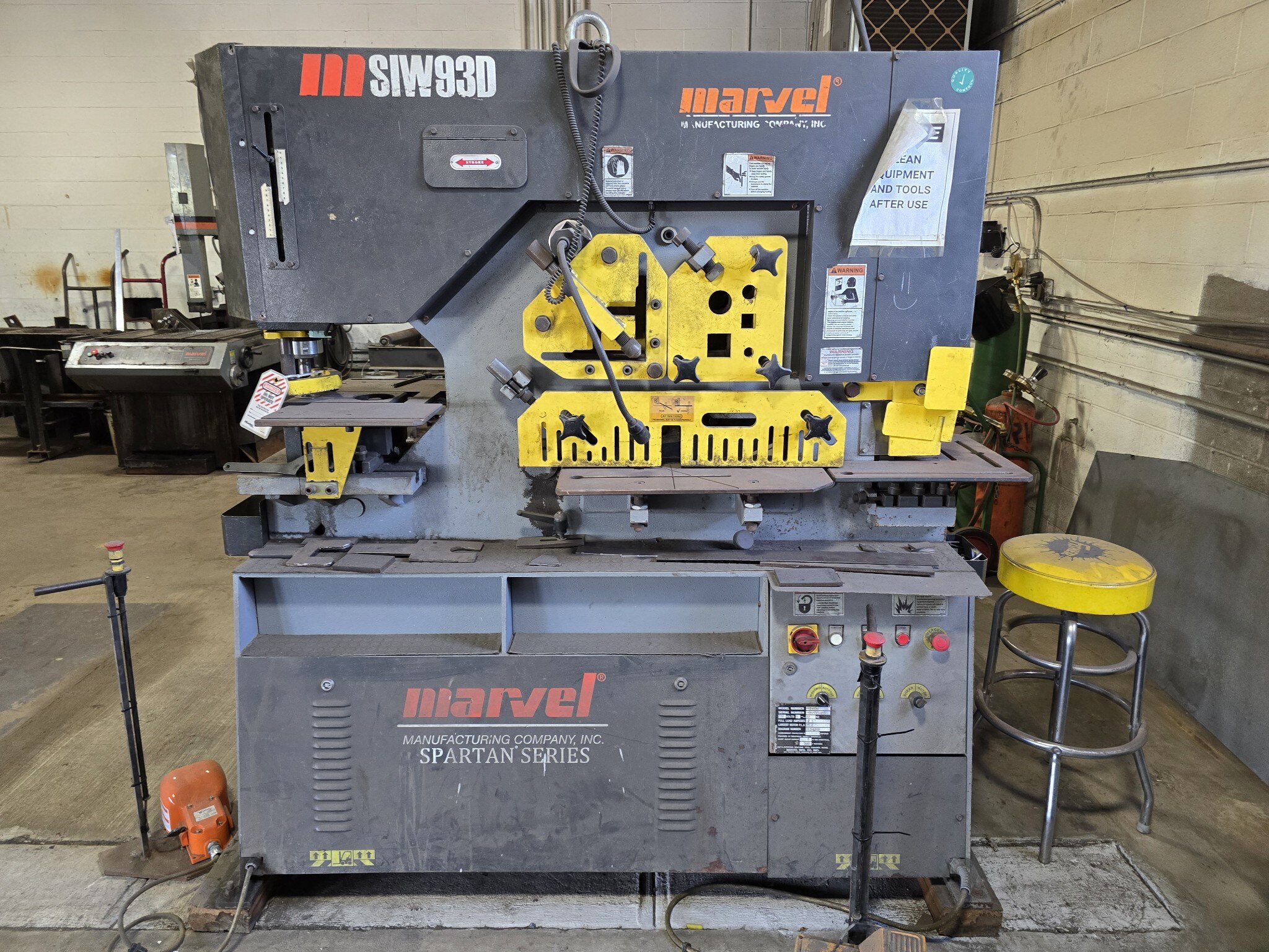 Marvel Spartan MSIW93D Dual Cylinder Ironworker (#5327)