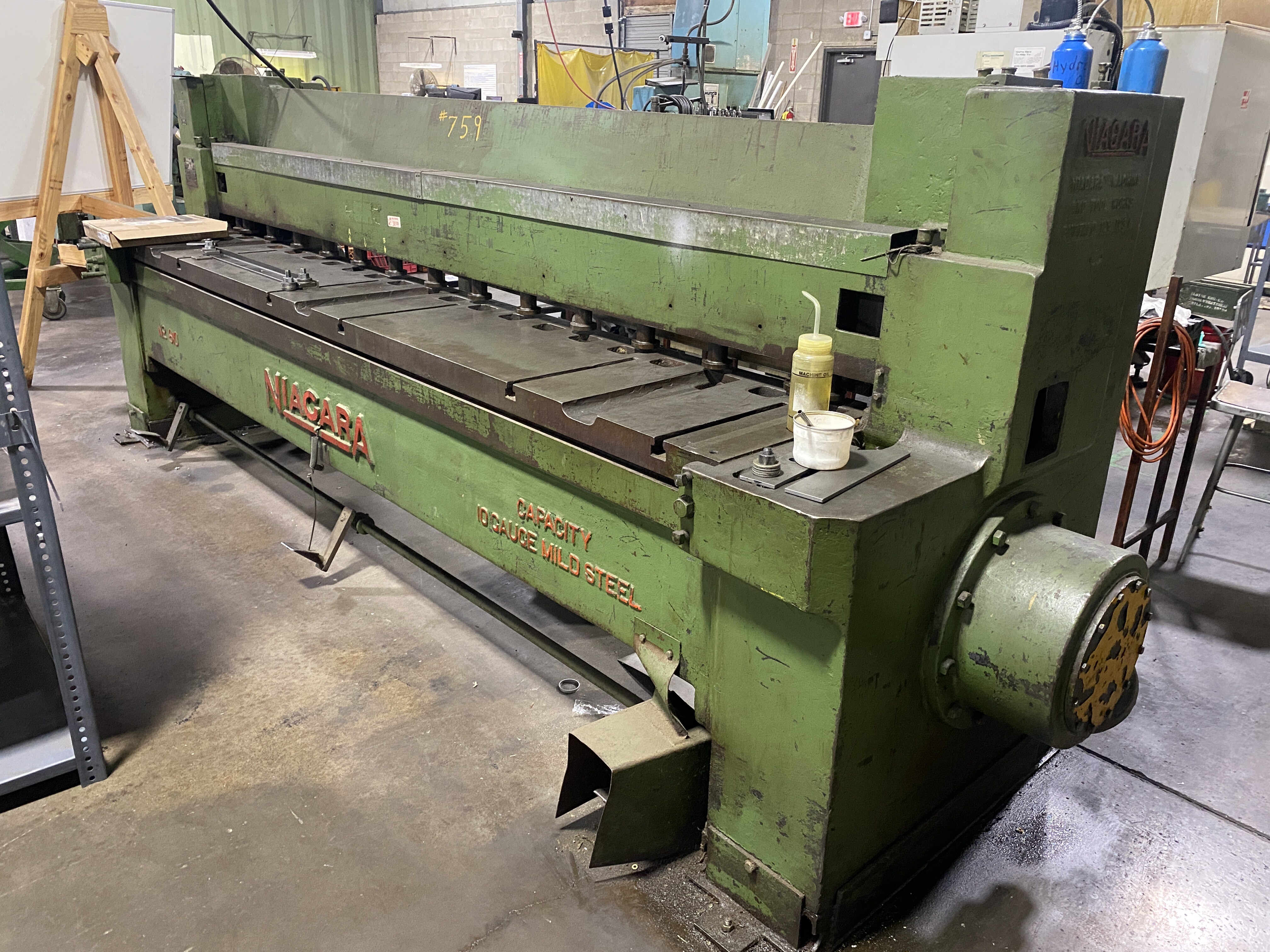 Niagara 610 Mechanical Power Squaring Shear (#5345)