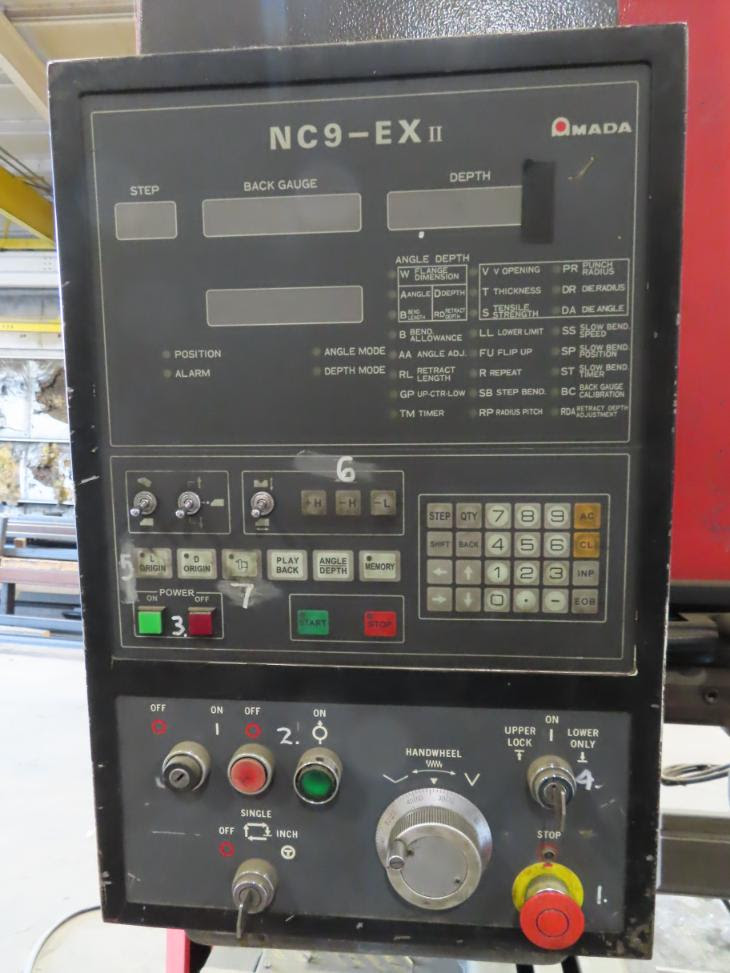 1992 Amada FBD 8025E Up-Acting Press Brake (#5363)