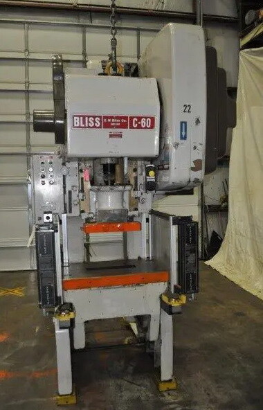 Bliss C-60 Flywheel Type OBI Punch Press (#5370)