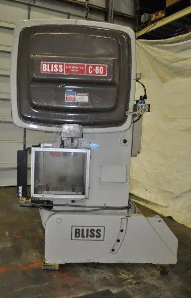 Bliss C-60 Flywheel Type OBI Punch Press (#5370)