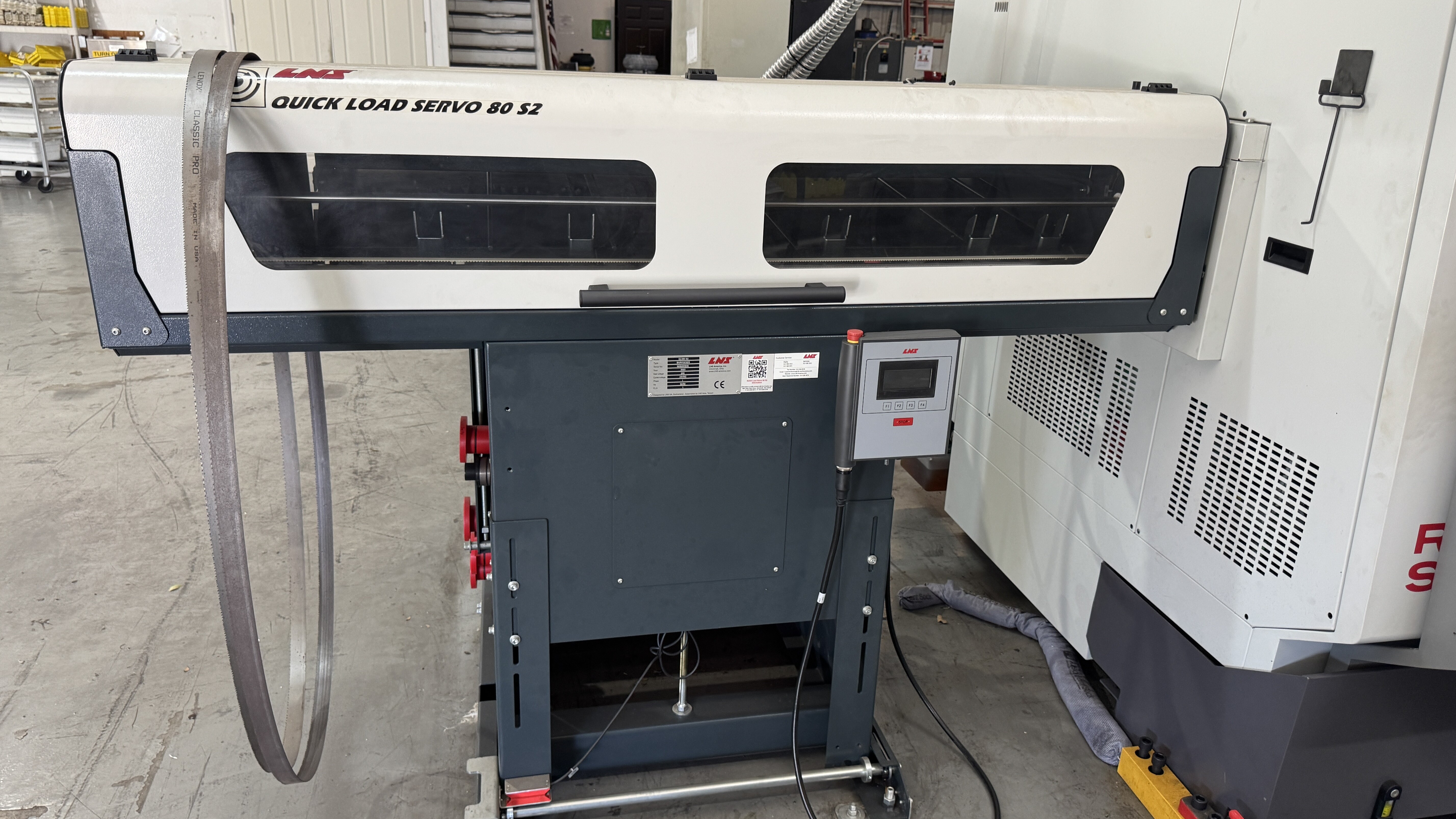 2022 LNS Quick Load Servo 80 S2 Barfeeder (#5412)