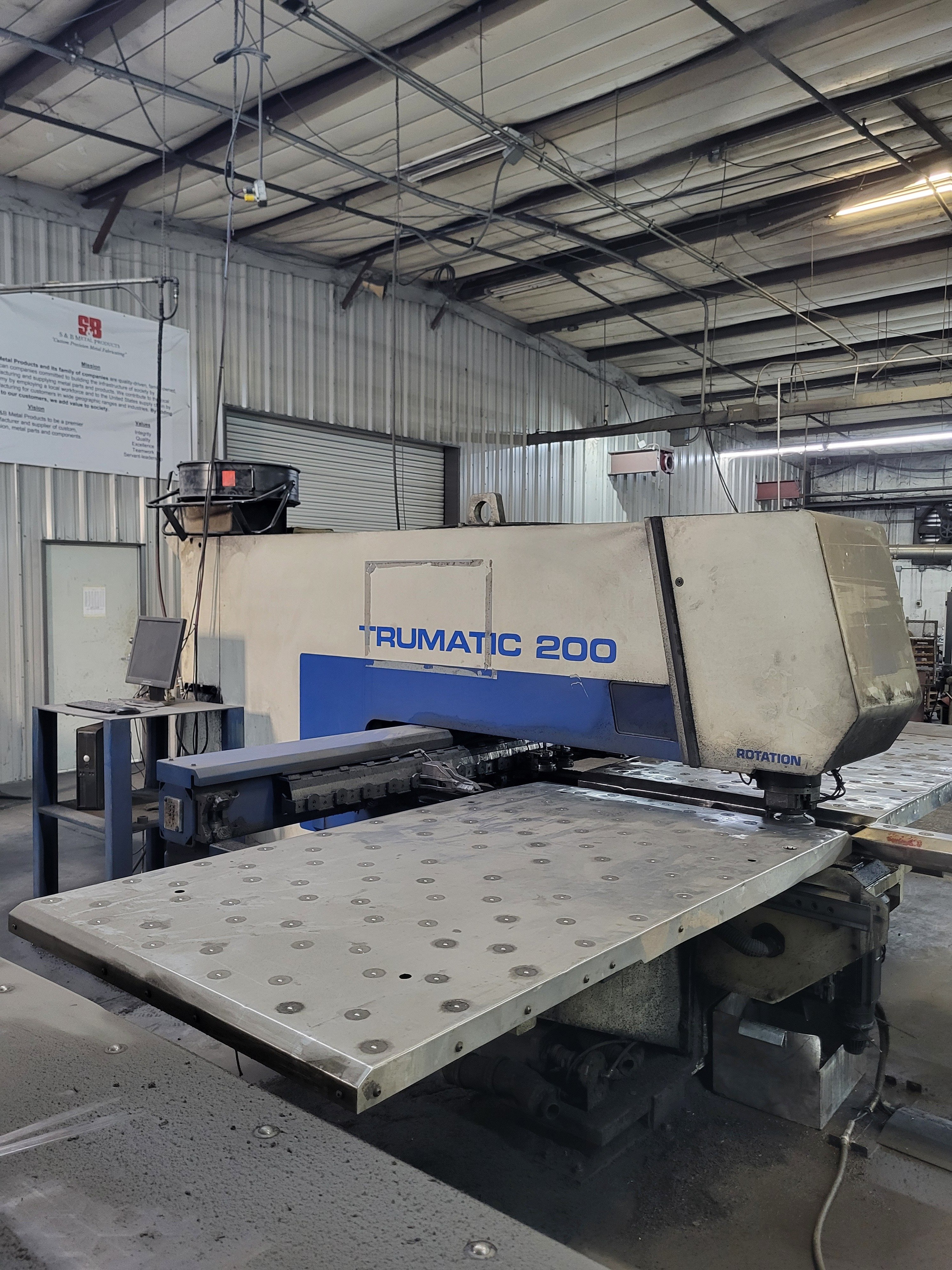 2001 Trumpf Trumatic 200 CNC Turret Punch (#5608)