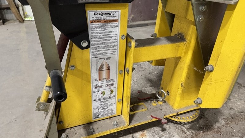 2018 DBI SALA 8530557 Adjustable Height Fall Arrest System (#5656)