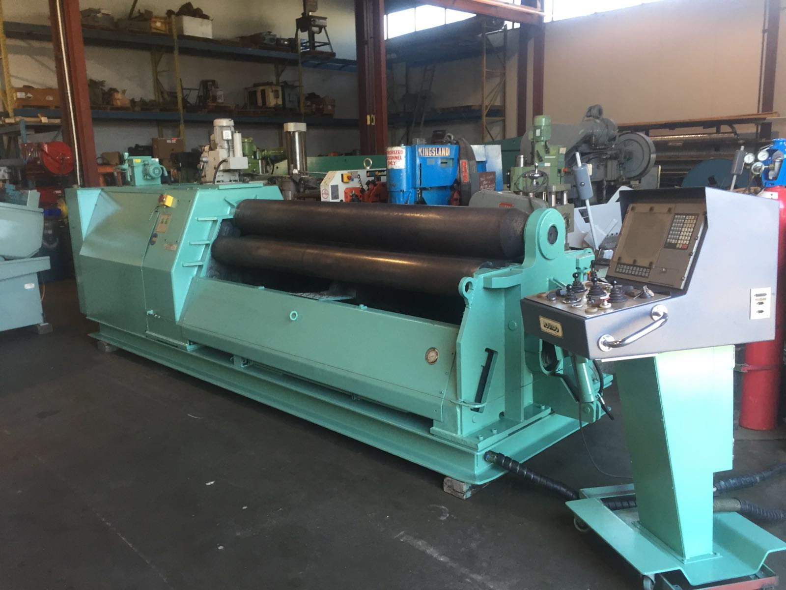 Roundo PASS 255 ½” X 8’ 4-Roll Plate Roll (#1691)